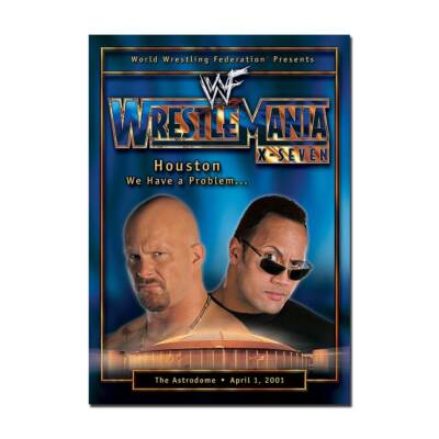 WWE WrestleMania 17 Poster | Classic & Official Wrestling Event Wall ...