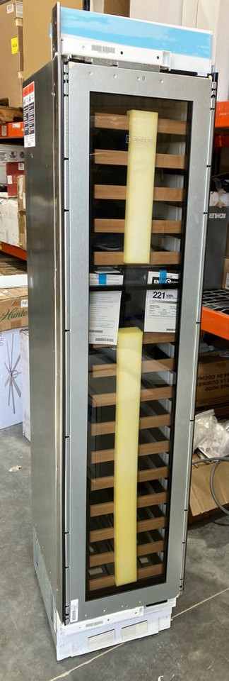 Sub-Zero Designer Series DEC1850W/L 18 Inch Dual Zone Smart Wine Cooler ...