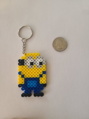 Perler Bead Keychain Minions Despicable Me | eBay