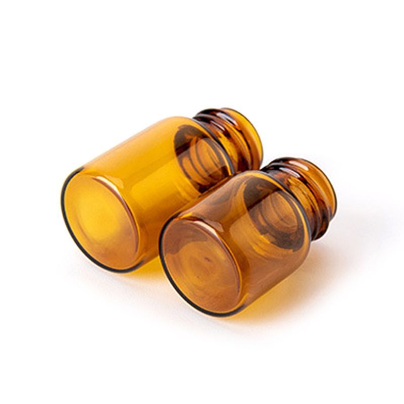 Mini Empty Glass Rolling Bottle Liquid Container Refi | eBay