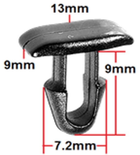 Bonnet Seals Universal Clip 9mm Suit Toyota Pack of Seal Plastic Clips ...