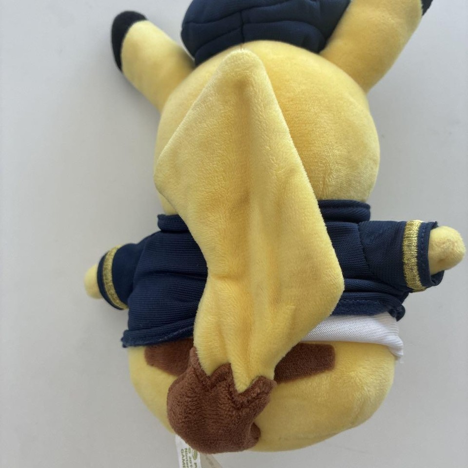 Pilot Pikachu Centrair Plush Captain Hat NGO Embroidery Pikachu | eBay