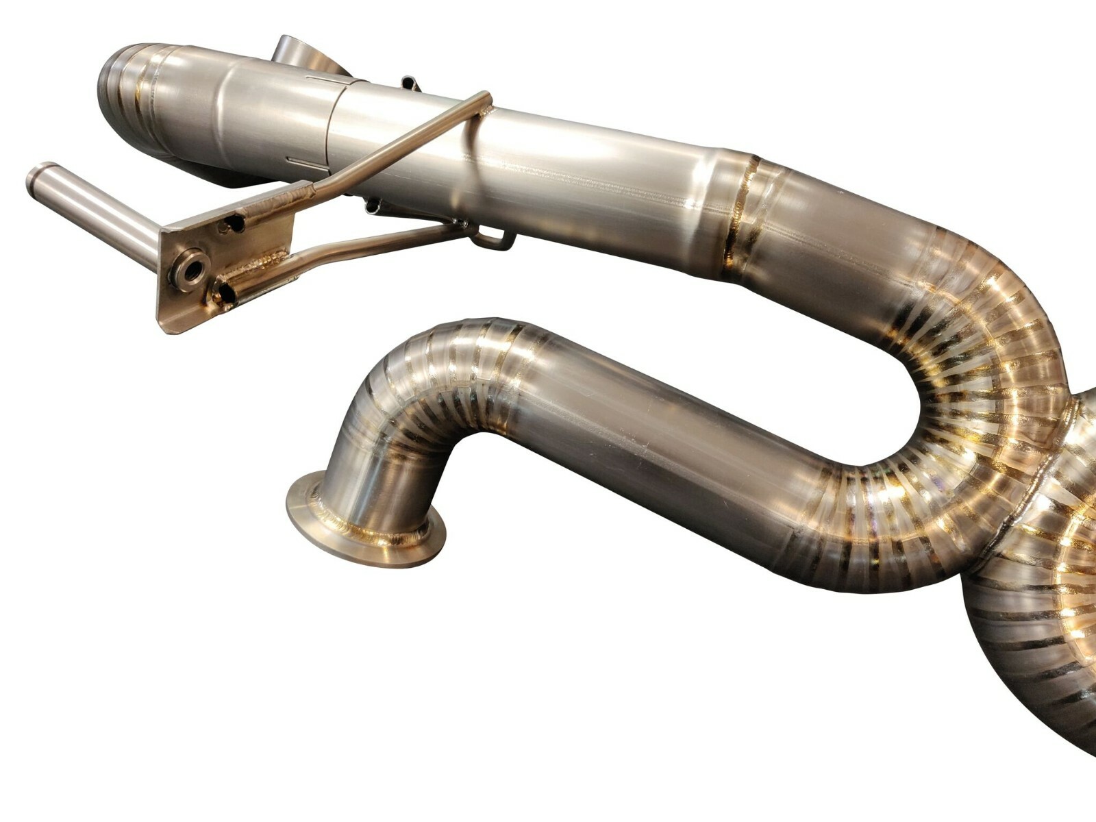 AUDI R8 4.2L V8 08-15 TOP SPEED PRO-1 Titanium Straight X-Pipe Exhaust ...