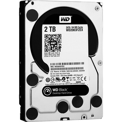 Western Digital WD2003FZEX WD Black 2TB 3.5" HDD SATA 6gb/s 7200RPM ...