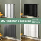 Horizontal Flat Panel Column Designer Radiator Central Heating ...