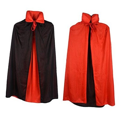 Custome Black Red Reversible Dress Goth Devil Pirate Vampire Demon ...