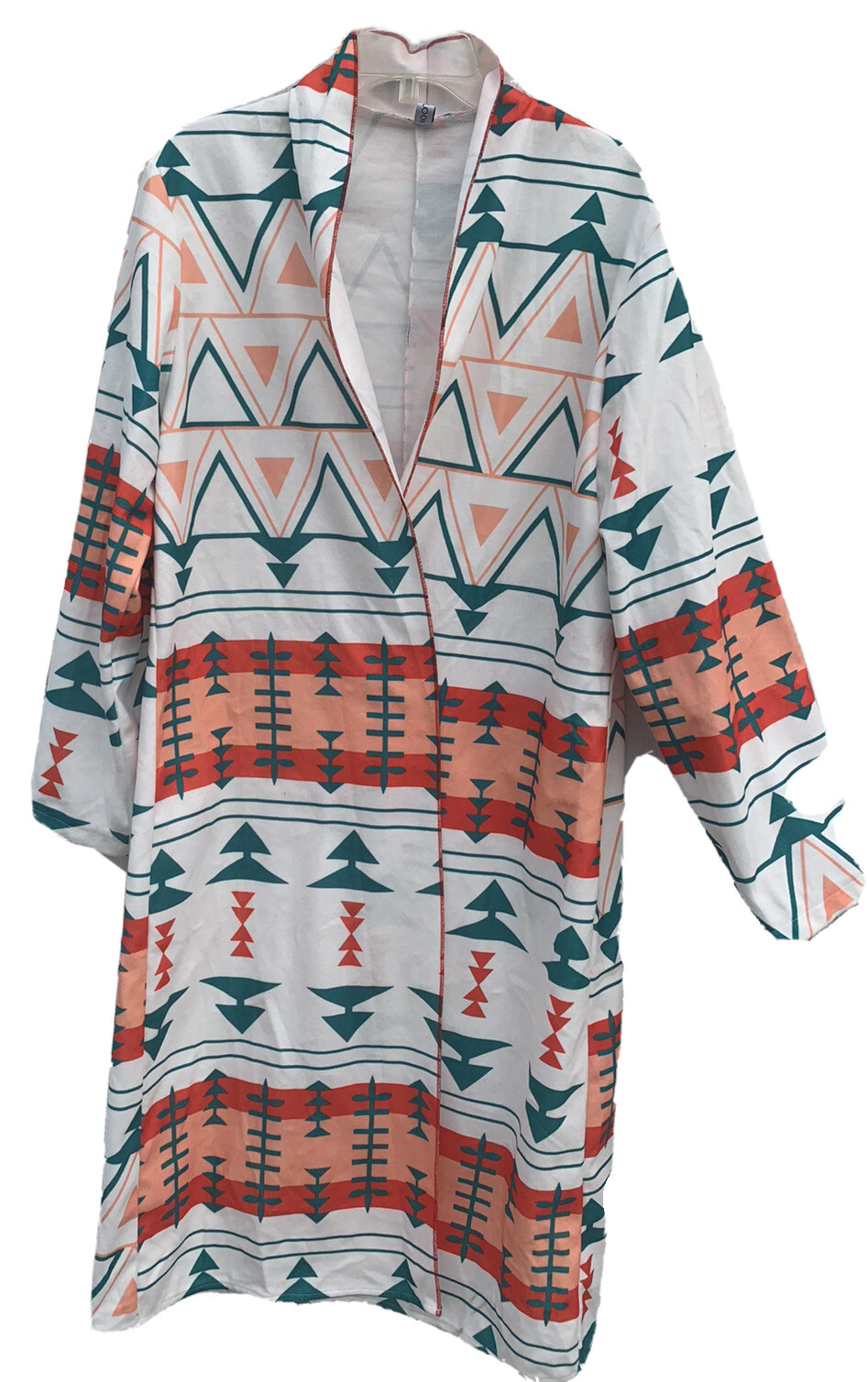 MISSLOOK Robe Duster Women’s Native Print Multicolor … - Gem