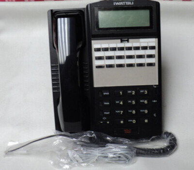Iwatsu IX-12KTD-3 Phone Adix 12-Button Warranty Omega Display Black ...