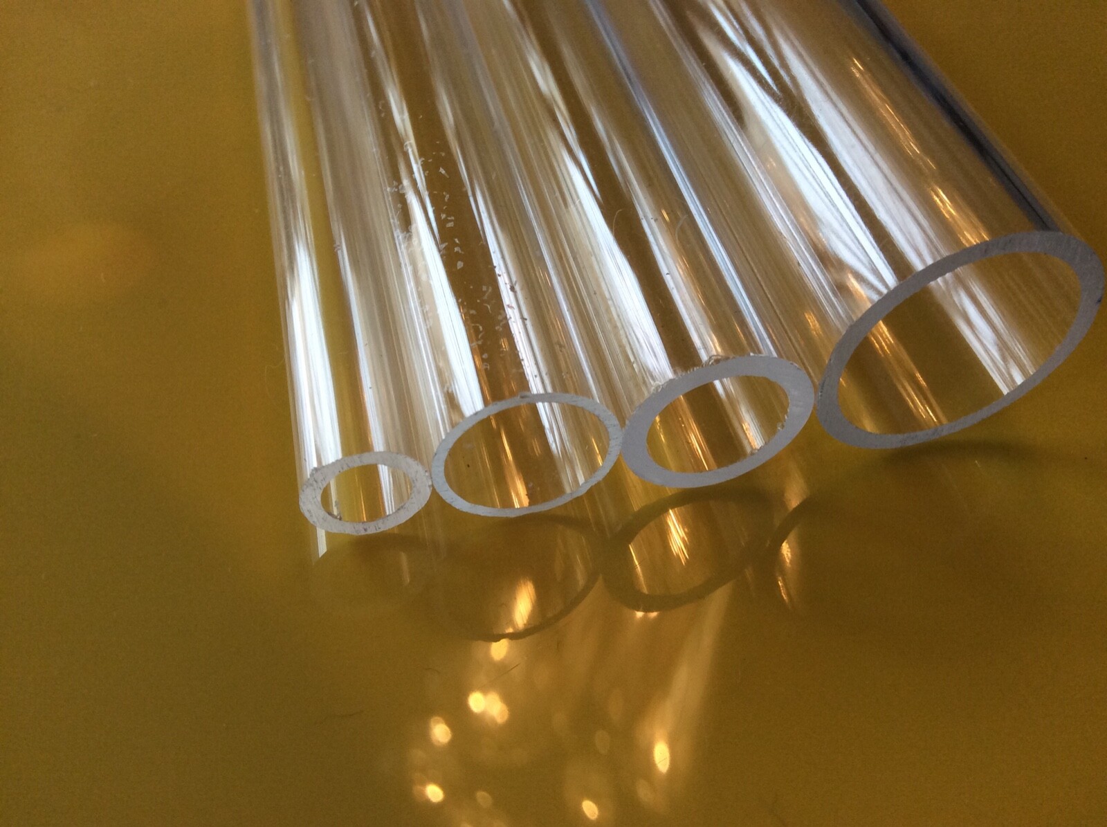 CLEAR ACRYLIC PERSPEX PIPE tube 6mm 8mm 10mm 12mm 15mm 16mm 18mm 20mm ...