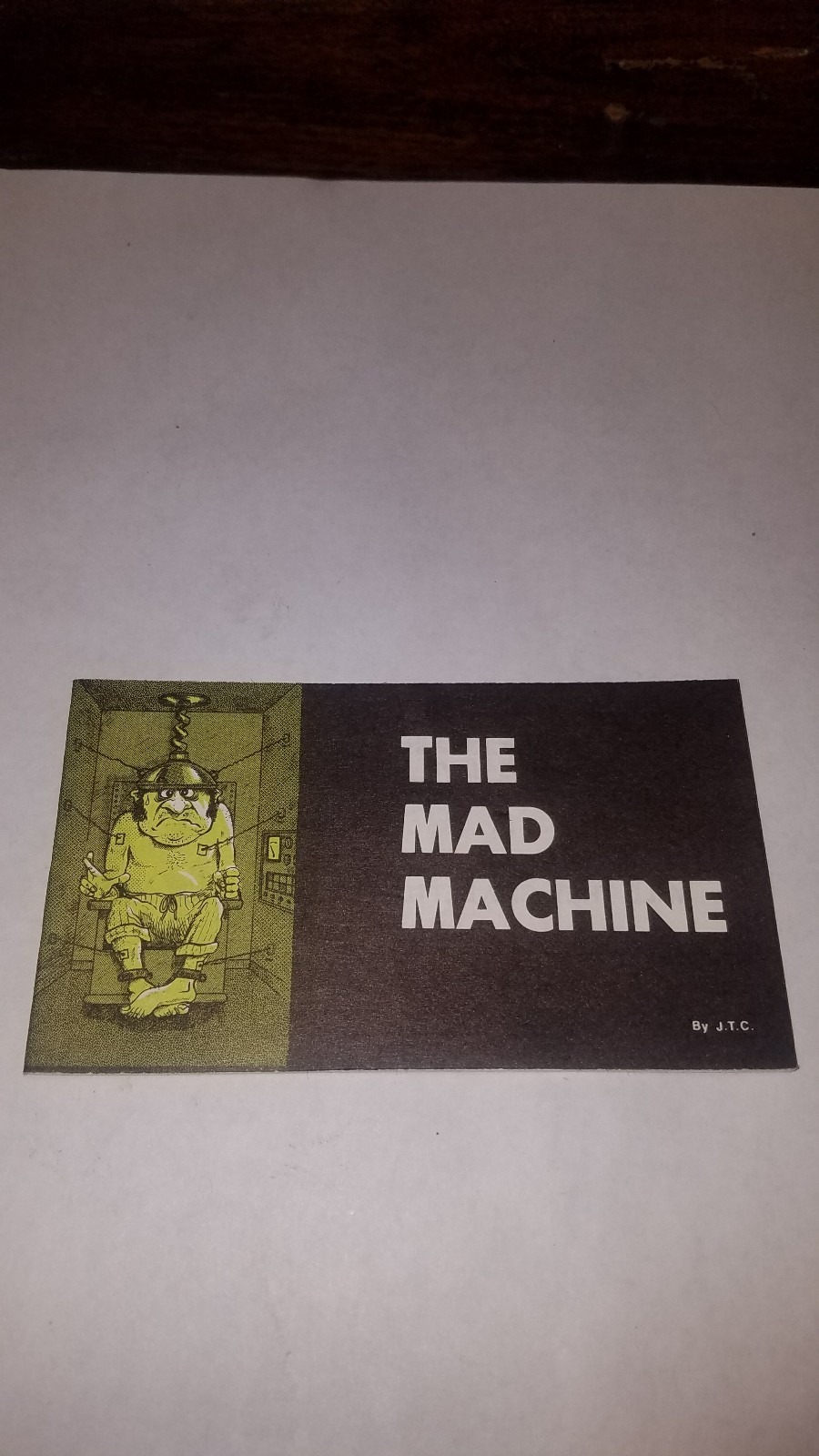 Jack Chick Tract - The Mad Machine 1975 | eBay