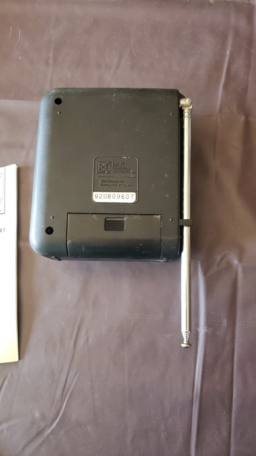 DAK Station Stalker Shortwave Radio Antenna Booster Handheld Unit With ...