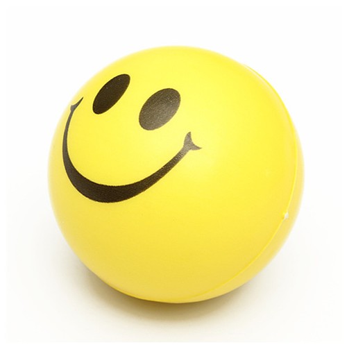 SMILEY FACE STRESS BALL 60MM 1 PC EMOJI SQUEEZE HAND RELIEF TENSION ...