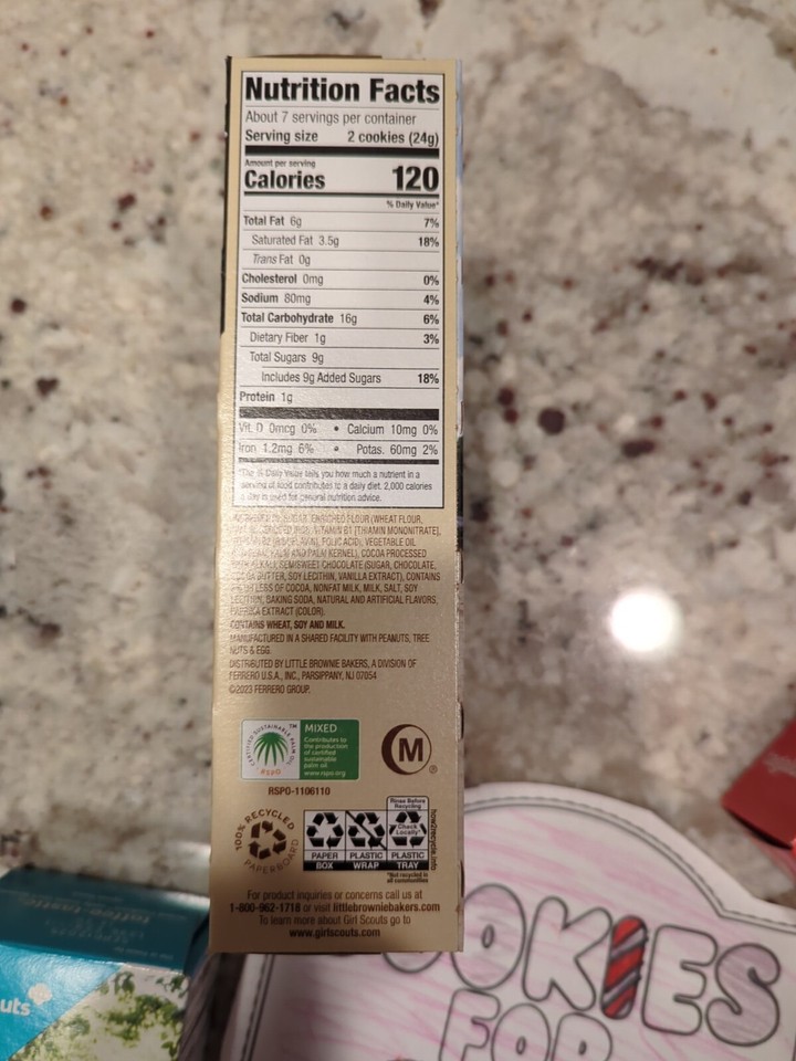 2025 Girl Scout Cookies Toffee-tastic LocalPickUp Free 11th Box Free | eBay