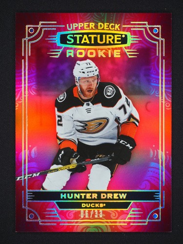 2022-23 Upper Deck Stature - Rookies Photo Variant Red #148 Hunter Drew ...