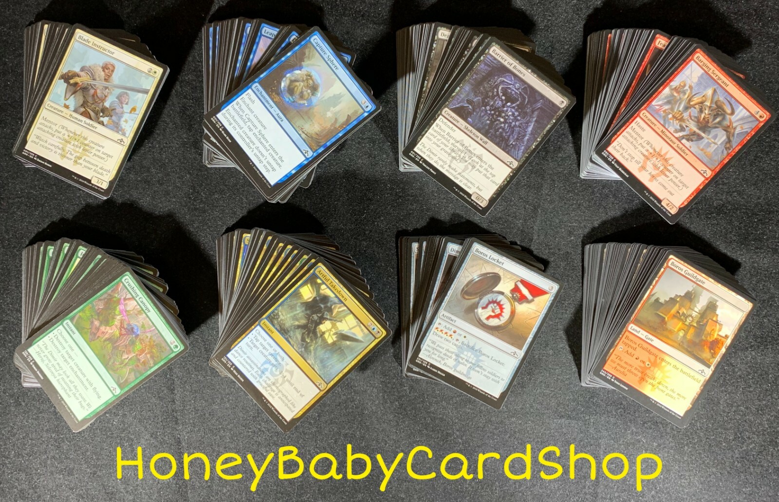 MTG Guilds of Ravnica Commons Set M/NM All Cards x 4 452 Card Pauper ...
