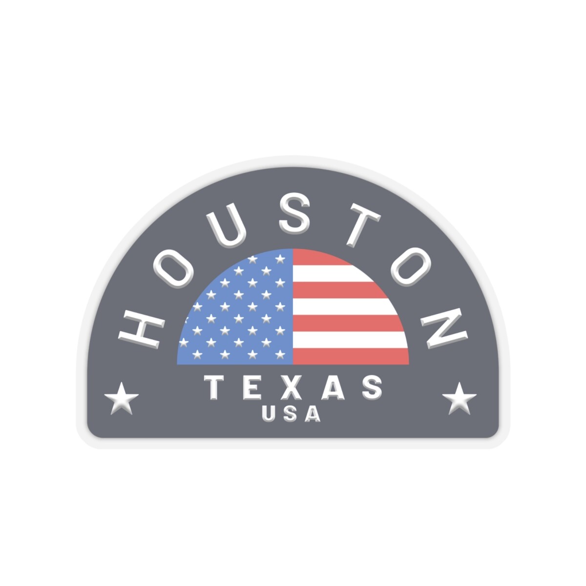 Houston, Texas, Kiss-Cut Stickers, Free Shipping. | eBay