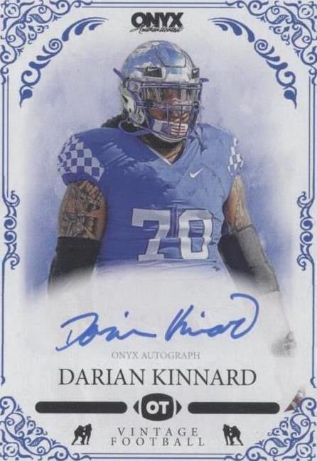 2022 Onyx Vintage - Darian Kinnard #VADA Blue Signatures (AU, RC) for ...