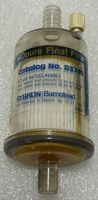 THERMO SCIENTIFIC USA BARNSTEAD NANOPURE AUTOCLAVABLE FILTER D3749 ...