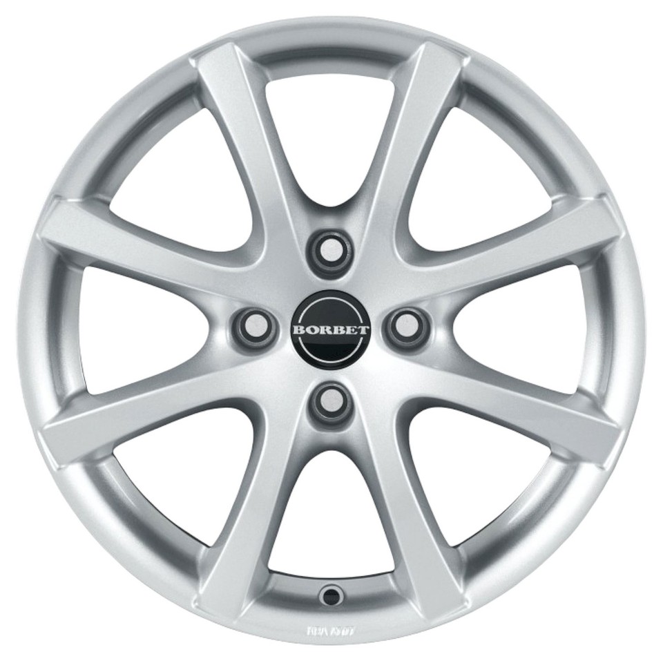 4 Borbet Wheels LV4 5.5x15 ET45 4x100 SIL for Renault Clio Grand Modus ...
