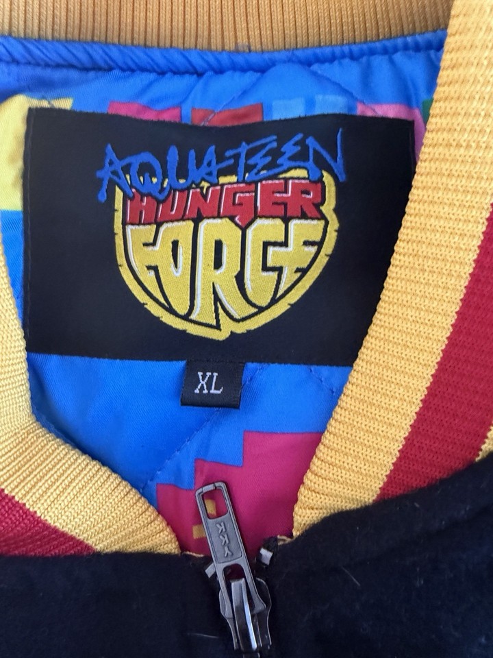 Aqua Teen Hunger Force Ultimate Varsity Jacket Rare Sold Out Size XL | eBay