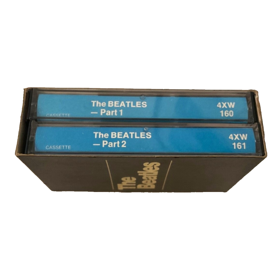 The Beatles White Album Two Part Cassettes in Slip Case 1978, Capitol ...