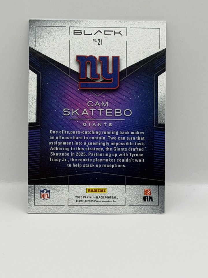 10 CHASE Packs for 2025 Panini Black FOTL Cam Skattebo White Knight ...