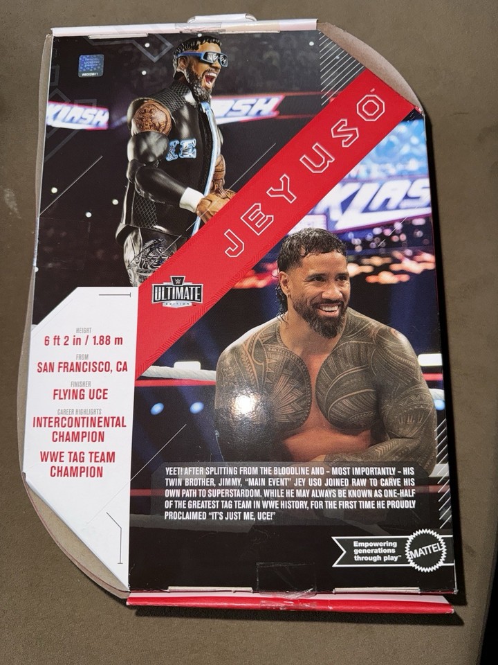WWE Ultimate Edition Series 26 JEY USO Action Figure Mattel ...