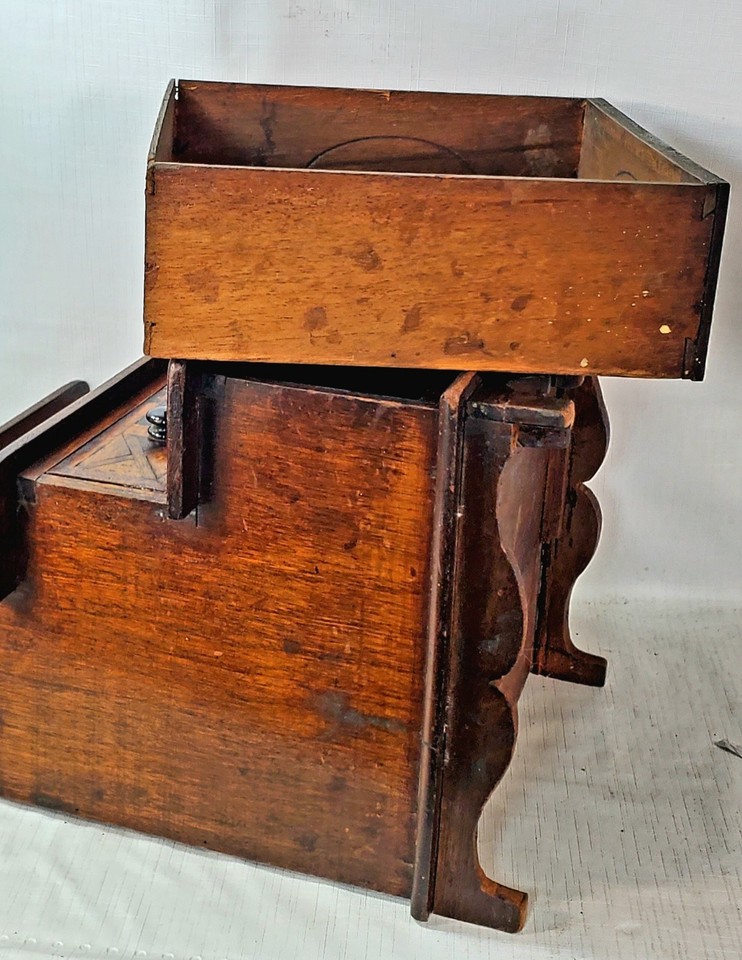 * Kas Chest Draws walnut 18" graduated inlay ANTIQUE 1800’s Louis XIV ...