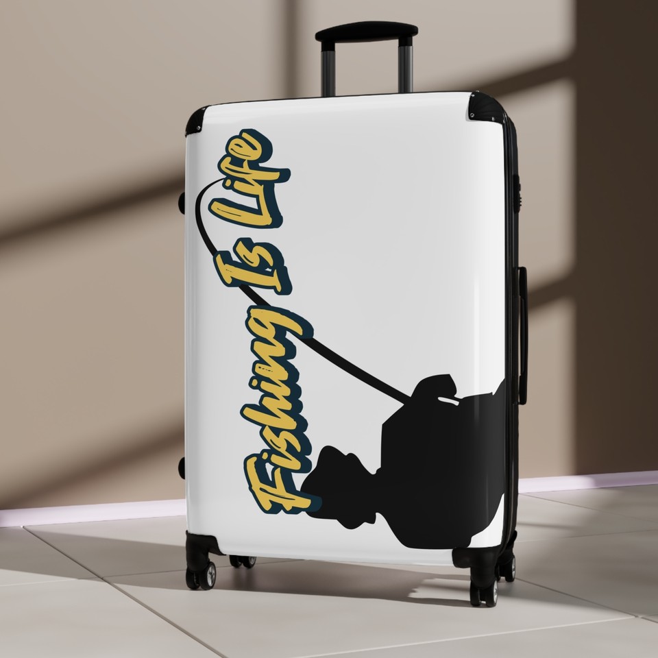 Fishing Is Life Carry-On Suitcase for Adventure Lovers | eBay