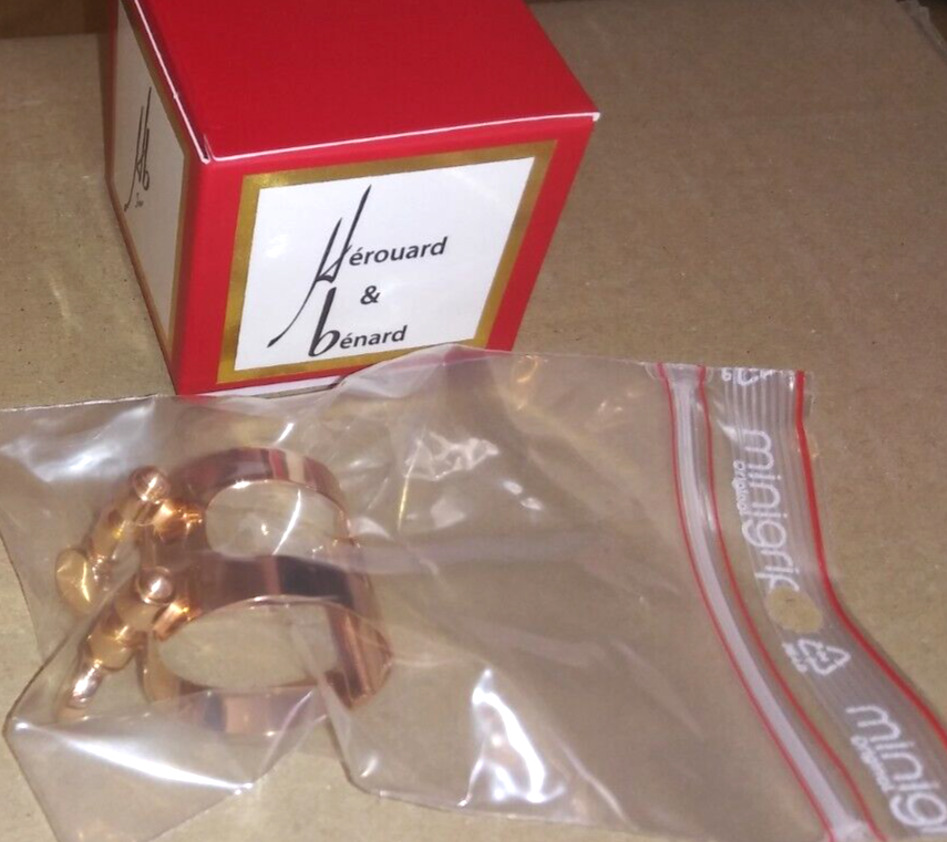 GENUINE BONADE L2250UPO Gold Plated Ligature Inverted Bb Clarinet | eBay