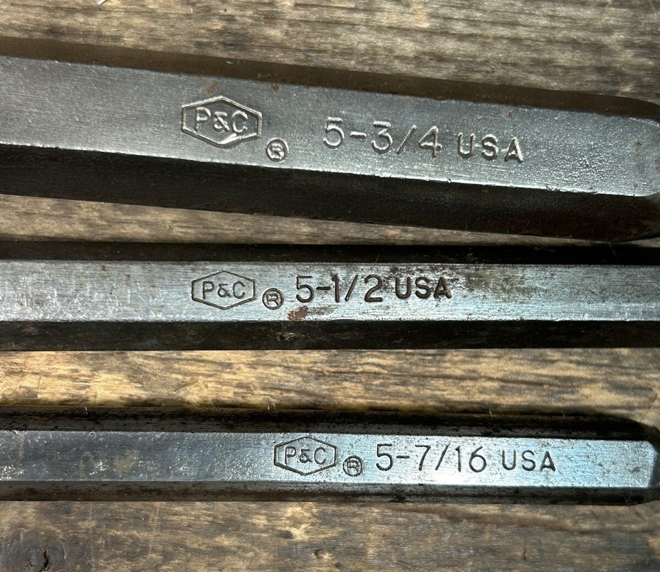 (3) Vintage P&C All Steel Wood Chisels | eBay