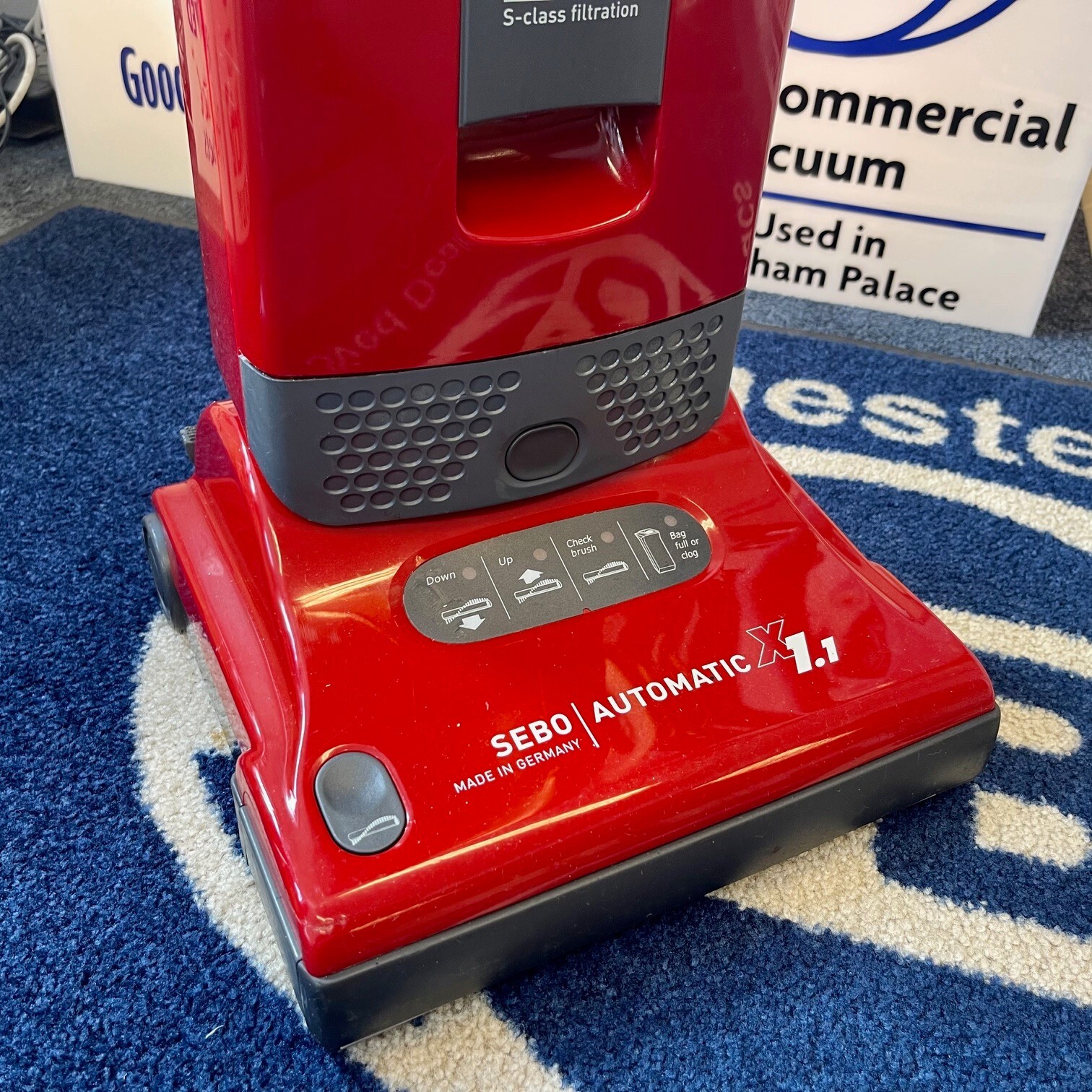 Sebo X1.1 Automatic Red Front Bag Door Cover Casing - From a Sebo ...