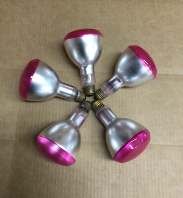 5 Pack 75 Watt ER30 Pink HYTRON-K Light Bulbs Decorative Party Light | eBay
