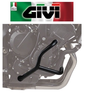 Tubular Black Engine Guard YAMAHA FZ6 S2 / FZ6 600 Fazer S2 2007 2008 ...