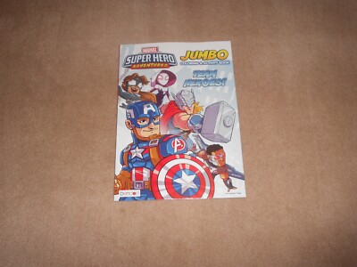 NEW, MARVEL SUPER HERO ADVENTURES JUMBO COLORING AND ACTIVITY BOOK | eBay