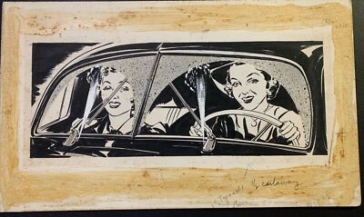 Vintage RARE Original TRICO Automotive Windshield Auto Art Sign Buffalo ...