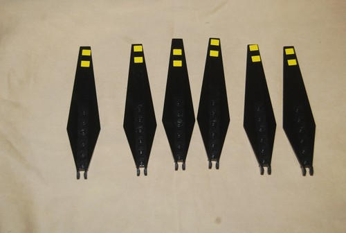 F1 Lego Black Hinge Plate 3 x 12 Angled Side 57906 Tapered 60173 City ...