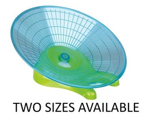 New Trixie Running Disc Mice Hamster Rat Flying Saucer Exercise Wheel 2 ...