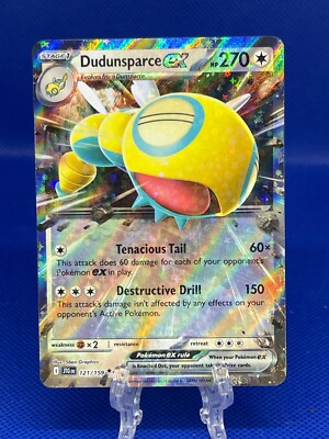 Pokémon TCG Dudunsparce EX 121/159 S&V Journey Together Double Rare ...