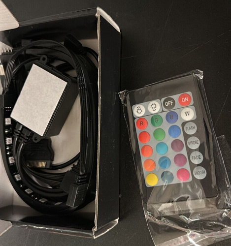 DS RGB LED Strip Computer Lighting via Magnet with Controller for ...