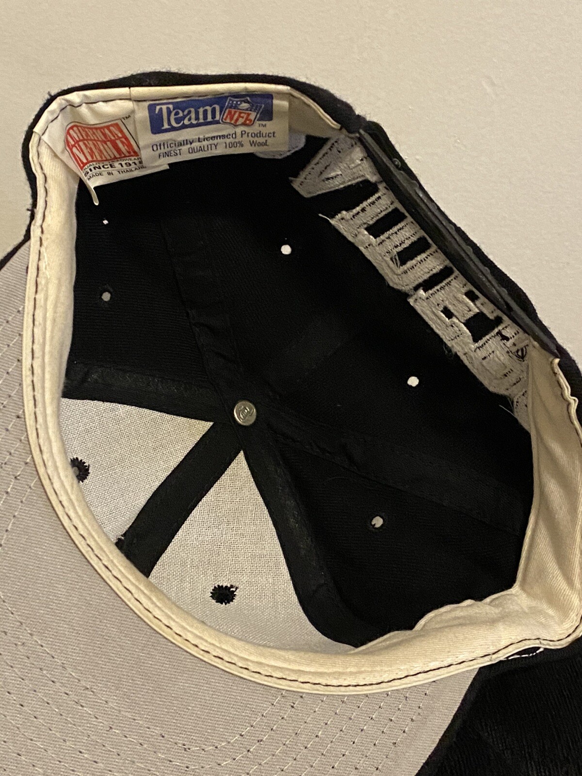 vintage Raiders american needle blockhead snapback Wool Black | eBay