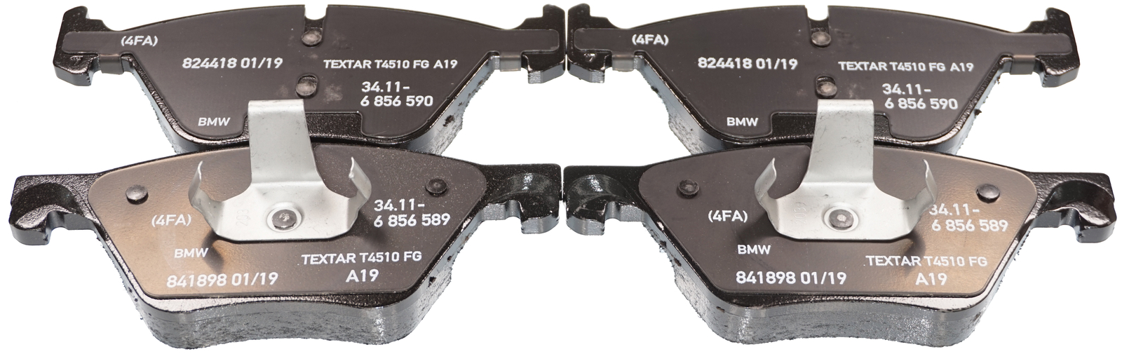 BMW F10 F11 Vordere Bremsbeläge Futter Satz 34116858047 Neu Original | eBay