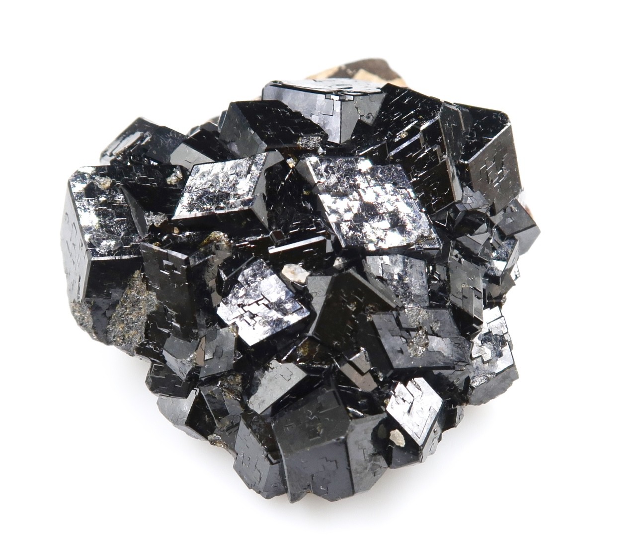 BREATHTAKING & COOL AAAAA MEXICO BLACK MELANITE GARNET MINERAL SPECIMEN ...