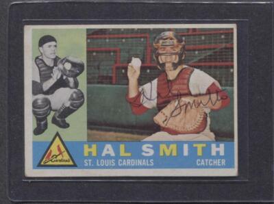 1960 Topps #84 Hal Smith Signed Card (Cardinals) (Flat Rate Ship) | eBay