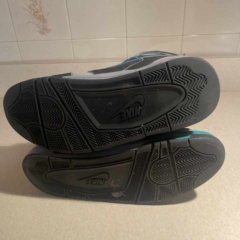Nike Air Flight 2012 Mens Size 12 397204-042 Black Teal & Gray | eBay