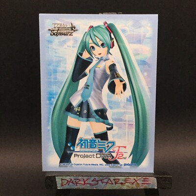 x1 Hatsune Miku Standard Sleeve New Bushiroad Weiss Schwarz Anime ...