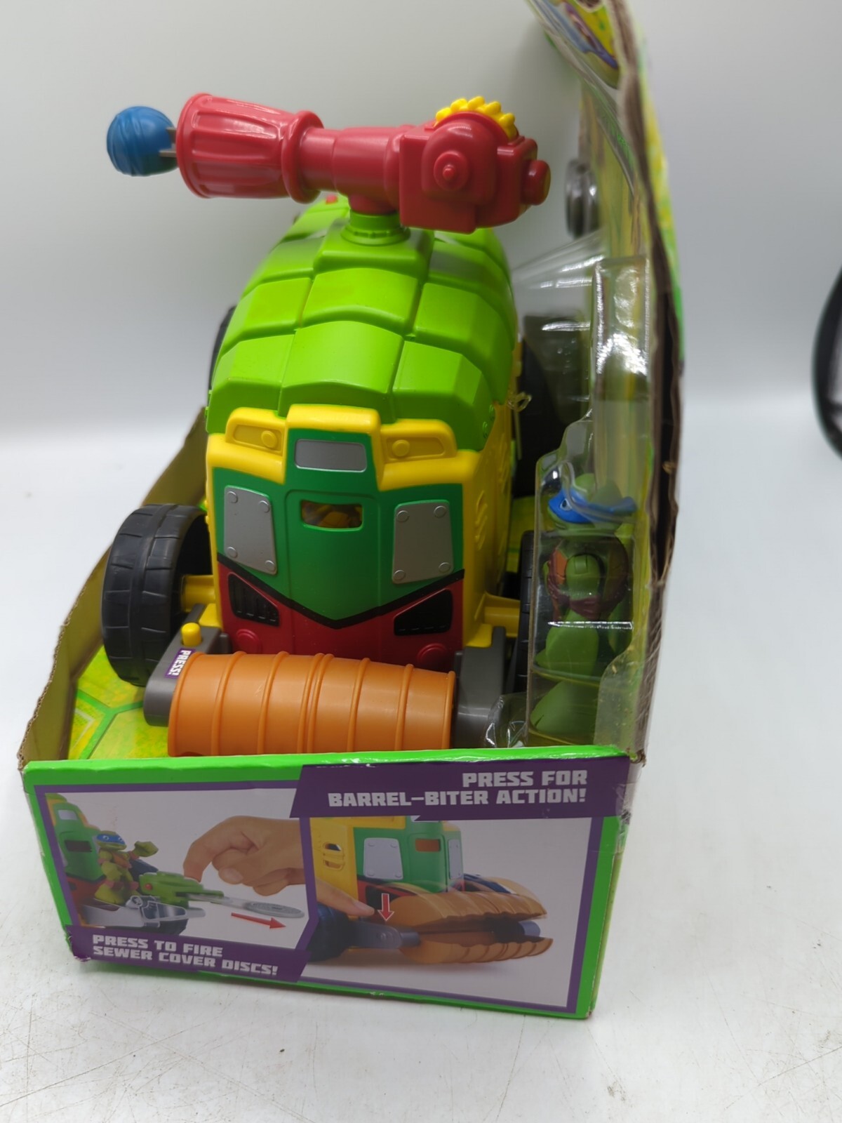 Teenage Mutant Ninja Turtles Precool Half Shell Heroes Shellraiser With ...