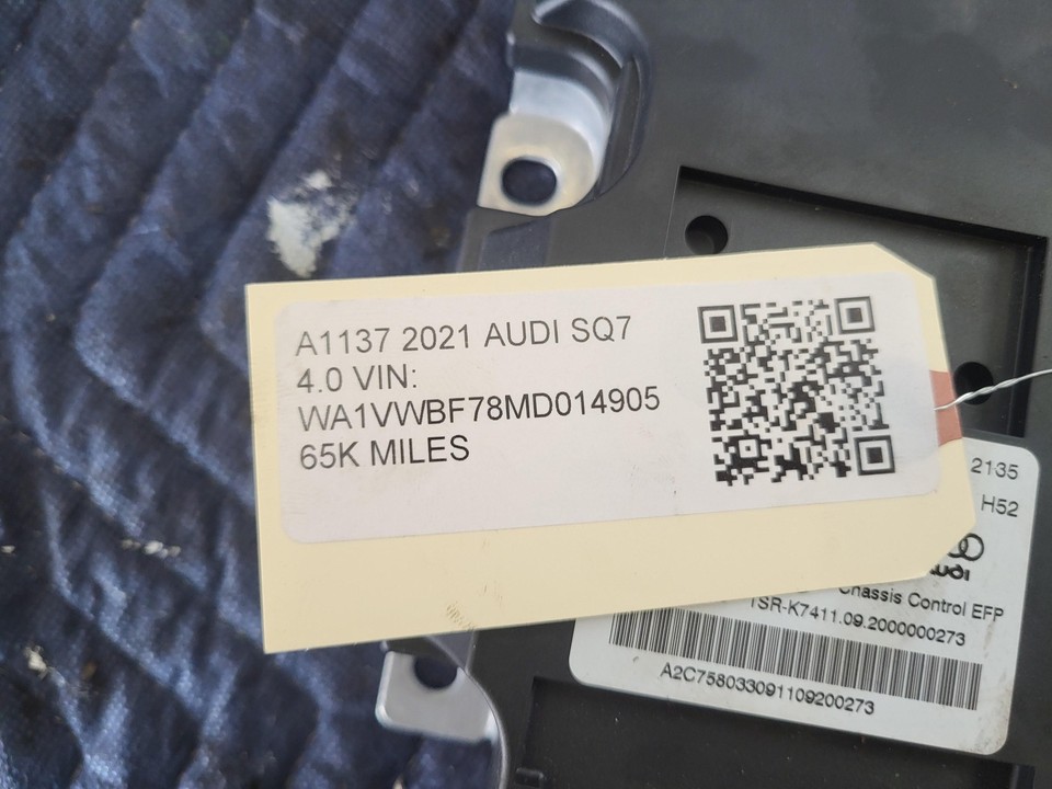 Active Suspension Control Module Unit Used OEM 2021 AUDI SQ7 ...