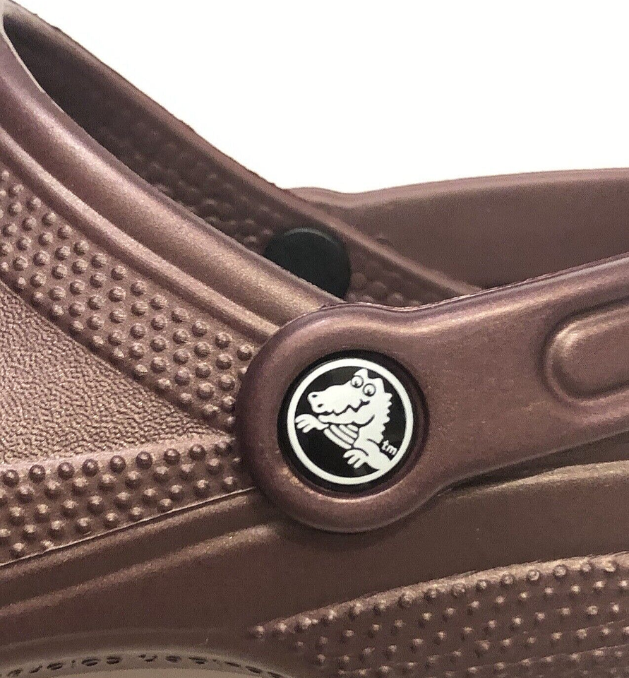 EUC CROCS UNISEX BURGUNDY AUTHENTIC CLASSIC CLOG SLIP-ON SHOES MEN'S 4 ...