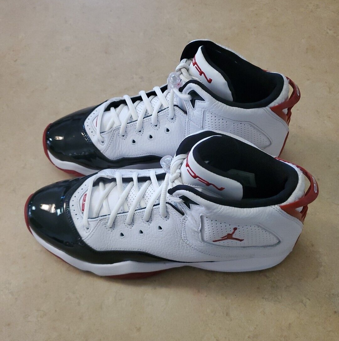 Nike Air Jordan B’Loyal White Varsity Red Black Mens Size 11 (315317 ...